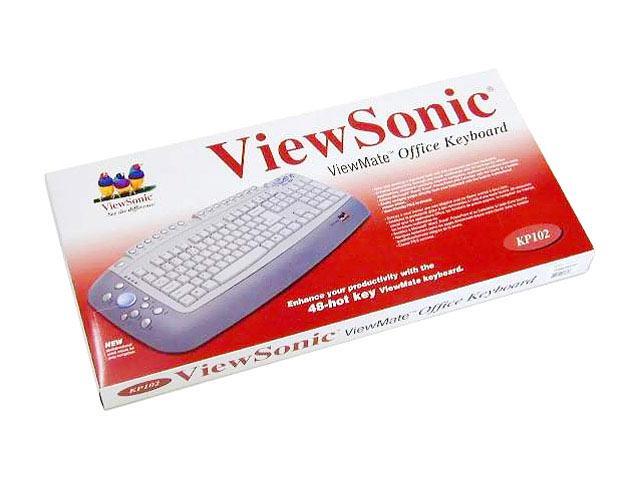 ViewSonic KBM-KP-102 2-Tone Wired Keyboard - Newegg.com
