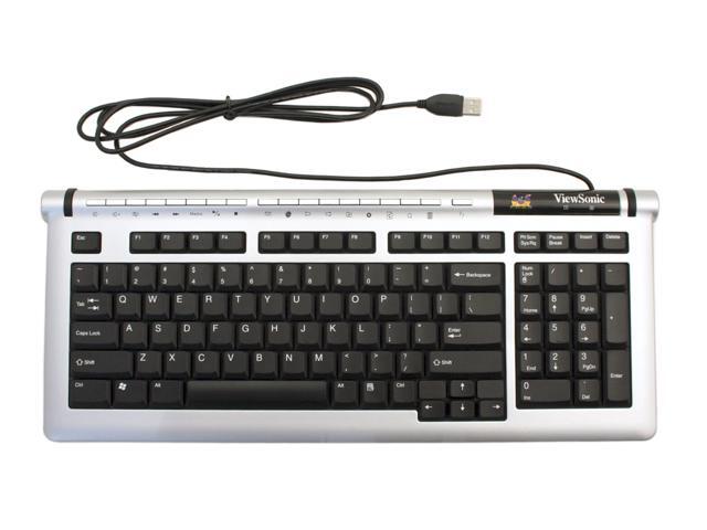 ViewSonic KU709 2-Tone Wired Keyboard - Newegg.com