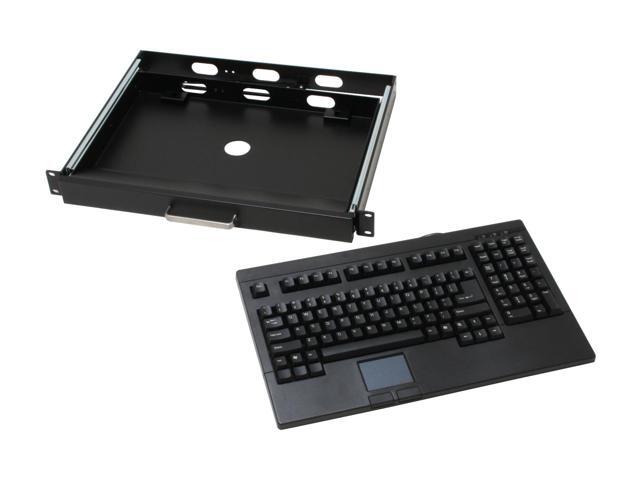 Adesso ACK-730PB-MRP 1U 19.00"Rackmount drawer with PS/2 Touchpad ...