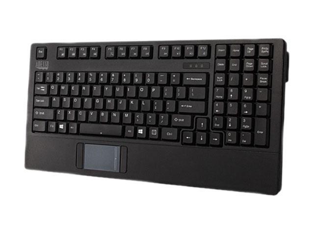 ADESSO 19" 1U Rackmount Keyboard Drawer with Scissor-Switch Touchpad ...