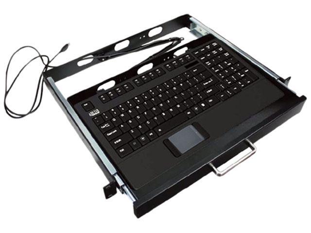 ADESSO 19" 1U Rackmount Keyboard Drawer with Scissor-Switch Touchpad ...