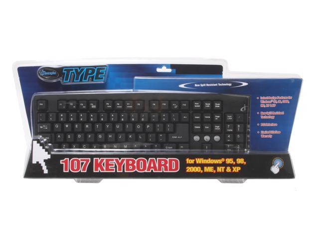 SAKAR 90050 Black Wired Keyboard - Newegg.com