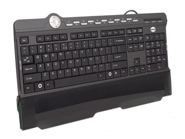 MICRO INNOVATIONS KB575M Black Multimedia Keyboard - Newegg.com