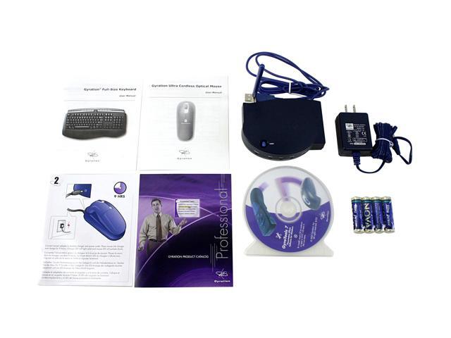 Open Box: Gyration GP3200-001 Black RF Wireless Ultra Professional ...