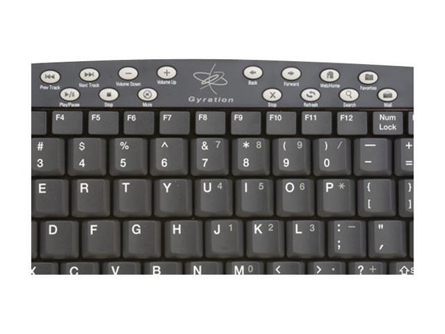 Gyration GYAM1600CKUS Black RF Wireless GO Pro 2.4 series compact ...