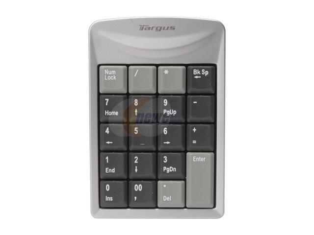 Targus AKP01US Silver/Black RF Wireless Stow-N-Go Keypad - Newegg.com