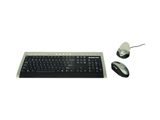 IOGEAR GKM541R 2-Tone RF Wireless Multimedia Keyboard/Mouse Combo ...