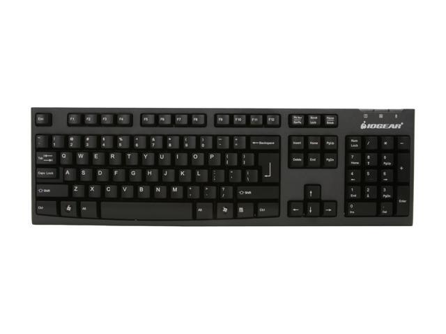 IOGEAR GKM513 Black Wired Keyboard - Newegg.com