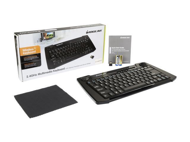 Refurbished: IOGEAR GKM561R Black 2.4GHz Wireless HTPC Multimedia ...