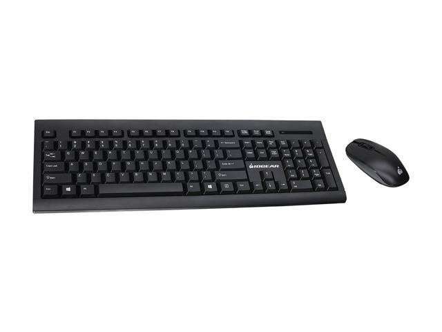 IOGEAR Long Range 2.4 GHz Wireless Keyboard and Mouse Combo GKM552RB ...