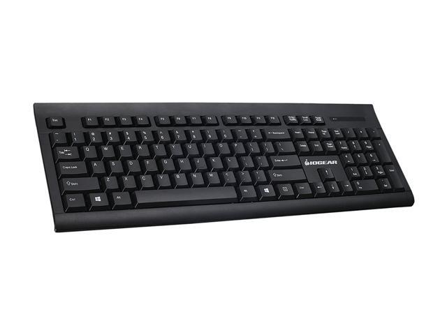 IOGEAR Long Range 2.4 GHz Wireless Keyboard and Mouse Combo GKM552RB ...