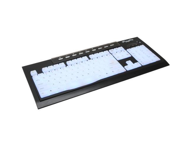 LOGISYS Computer KB606BK 2-Tone Wired ILLUMINATED Keyboard - Newegg.com
