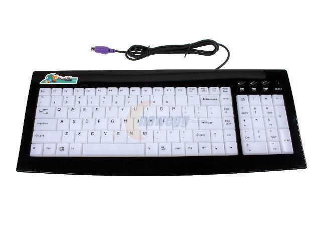 LOGISYS Computer KB801BK 2-Tone PHONE SMART LED Keyboard - Newegg.com