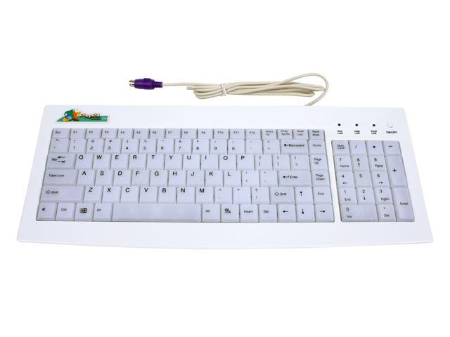 LOGISYS Computer KB801WT White Wired Keyboard - Newegg.com
