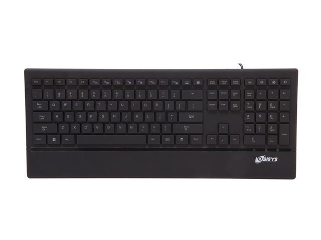 LOGISYS Computer Streamline Character-illuminated White LED Keyboard ...