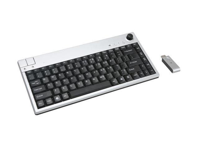 ione KBP20 Silver & Black RF Wireless Keyboard - Newegg.com