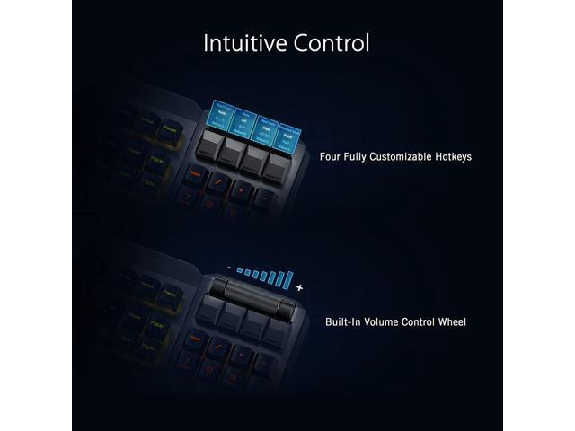 ASUS MA02 ROG Claymore II Wireless Modular Gaming Mechanical Keyboard ...