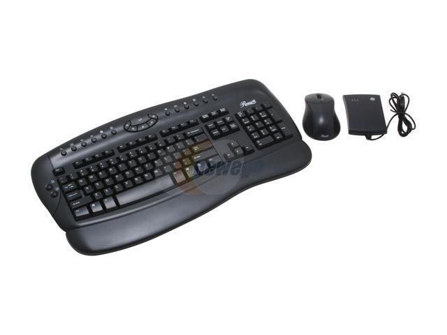 Rosewill RKM810BLK Black RF Wireless Keyboard & Mouse - Newegg.com