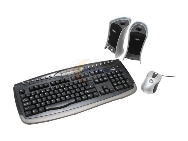 Open Box: Rosewill KMS-200 Black Wired Keyboard, Mouse and Speakers ...