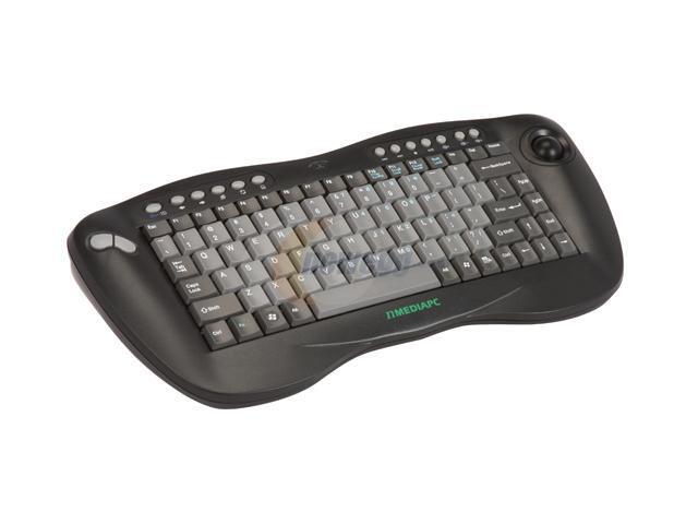 nMEDIAPC HTPCKB Black 2.4GHz RF Wireless Keyboard - Newegg.com