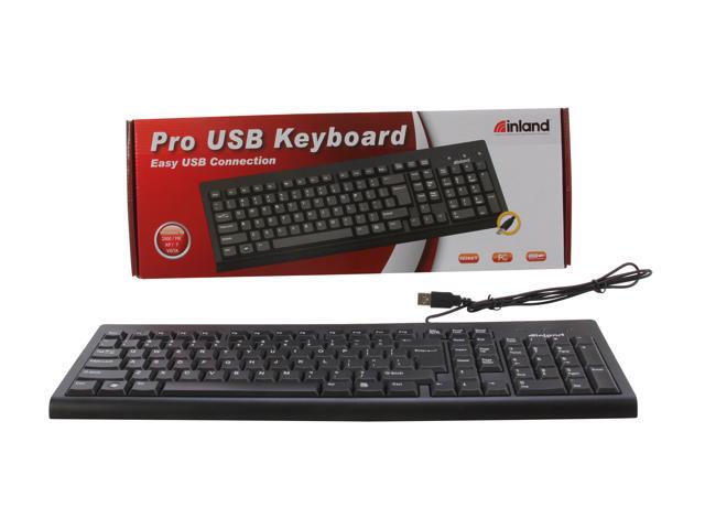 inland 70008 Black Wired Keyboard - Newegg.com