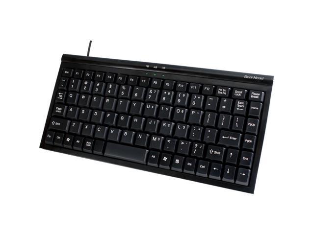 GEAR HEAD KB1700U Black Wired Windows Keyboard - Newegg.com