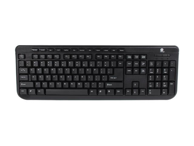 Orange KBC2010BK Black Wired Multimedia Keyboard - Newegg.com