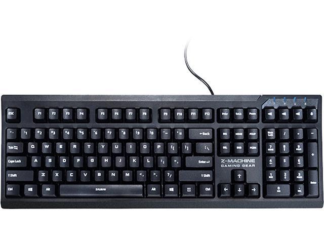 Zalman Waterproof Keyboard ZM-K650WP Black Keyboard - Newegg.com
