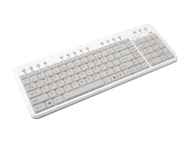 ione Scorpius-N1 Silver/Gray Wired Multimedia Keyboard - Newegg.com