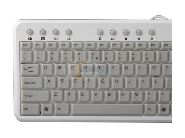 ione Scorpius-N1 Silver/Gray Wired Multimedia Keyboard - Newegg.com