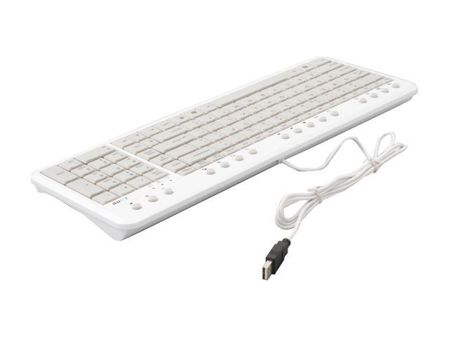ione Scorpius-N1 Silver/Gray Wired Multimedia Keyboard - Newegg.com