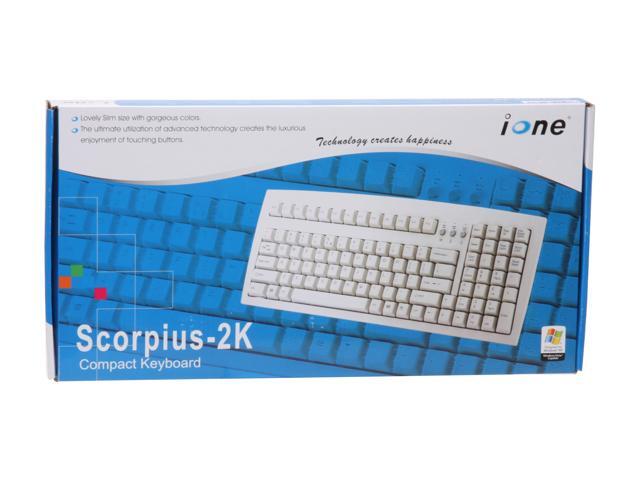 ione Scorpius 2K Black Wired 1U Rackmount Keyboard - Newegg.com