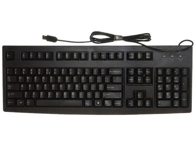 CHERRY G83-6104LUNEU-2 Black Wired International Key Layout Business ...