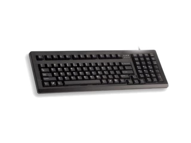 CHERRY Compact 1800 Series G81-1800LUMUS-2 Black Wired 16" Keyboard ...
