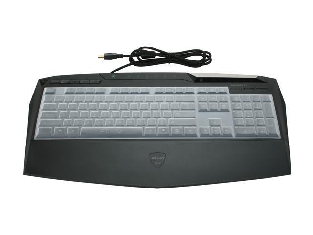 GIGABYTE GK-K8100 Black USB Wired Gaming Keyboard - Red Dot Design ...