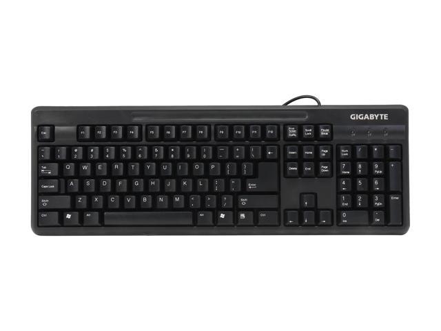GIGABYTE K3100 GK-K3100 Black Wired Keyboard - Newegg.com