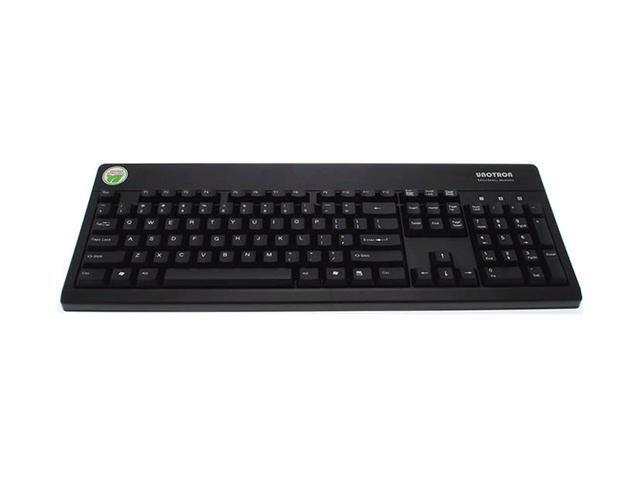 Unotron S6000K-B Black Wired Washable Antibacterial Keyboard - Newegg.com
