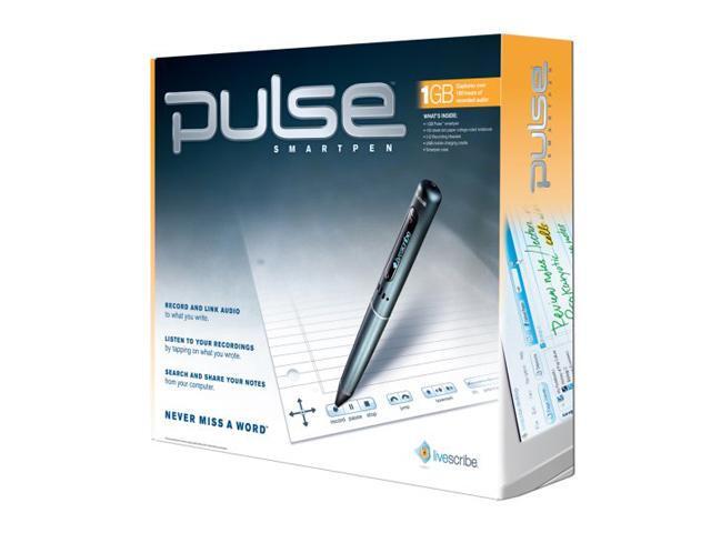 Livescribe 1GB USB Pulse Smartpen tablet & notebooks bundle - Newegg.com