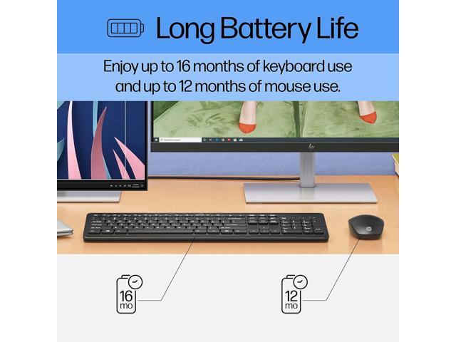 HP 230 Wireless Mouse and Keyboard Combo (18H24AA) - Newegg.com