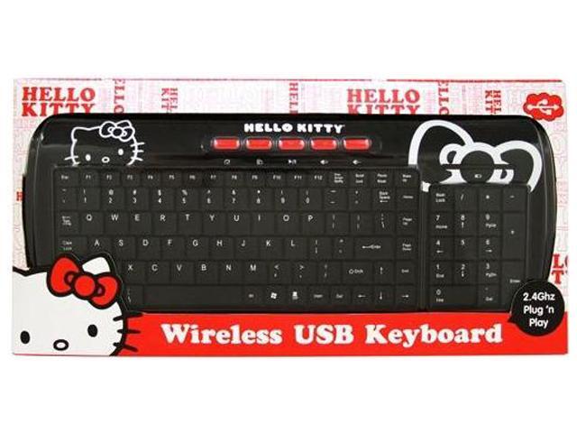Hello Kitty 90509 Black RF Wireless Keyboard - Newegg.com