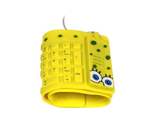 SAKAR SpongeBob 90262 Yellow Wired Keyboard - Newegg.com
