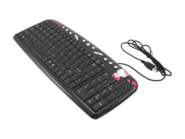 Open Box: SAKAR Hello Kitty 90309-PNK-WAL Pink Keyboard - Newegg.com