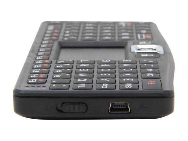 VisionTek Candyboard Keyboard with Touchpad 900508 Black RF Wireless ...
