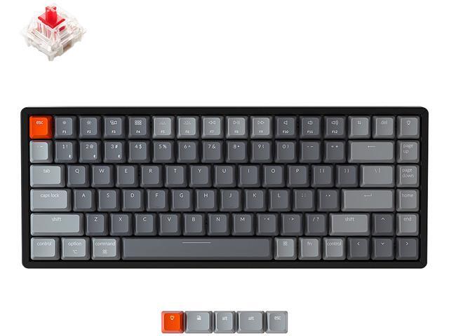 Keychron K2 V2 Keyboard - Gateron Red - RGB - AL - Newegg.com