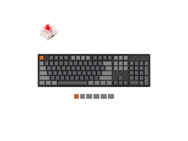 Keychron K10-J1 K10 (Hot-swappale) Wireless Mechanical Keyboard - Gateron Red - Newegg.ca