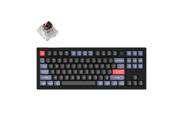 Keychron V3 - Mechanical Keyboard TKL Layout RGB - Hotswap - with Knob ...