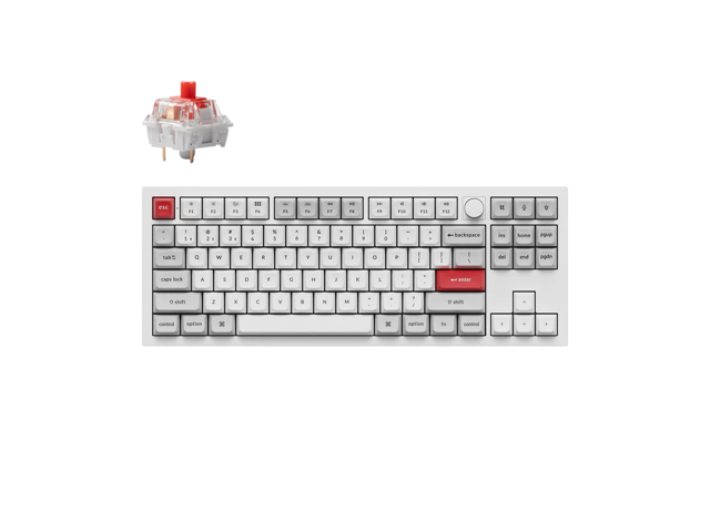 Keychron Q3 Pro QMK/VIA Wireless Custom Mechanical Keyboard Q3P-P1 ...