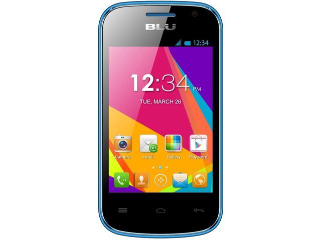 BLU Dash Jr D141w Unlocked DS 3.5" Phone Android with Front Camera D141 ...
