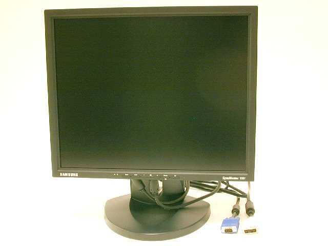 SAMSUNG 191T-Black Black 19" 25ms DVI LCD Monitor 250 cd/m2 700:1 ...