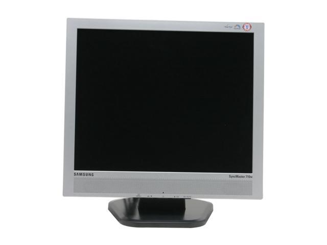 SAMSUNG 710M-Silver Silver 17" 25ms LCD Monitor 290 cd/m2 500:1 Built ...